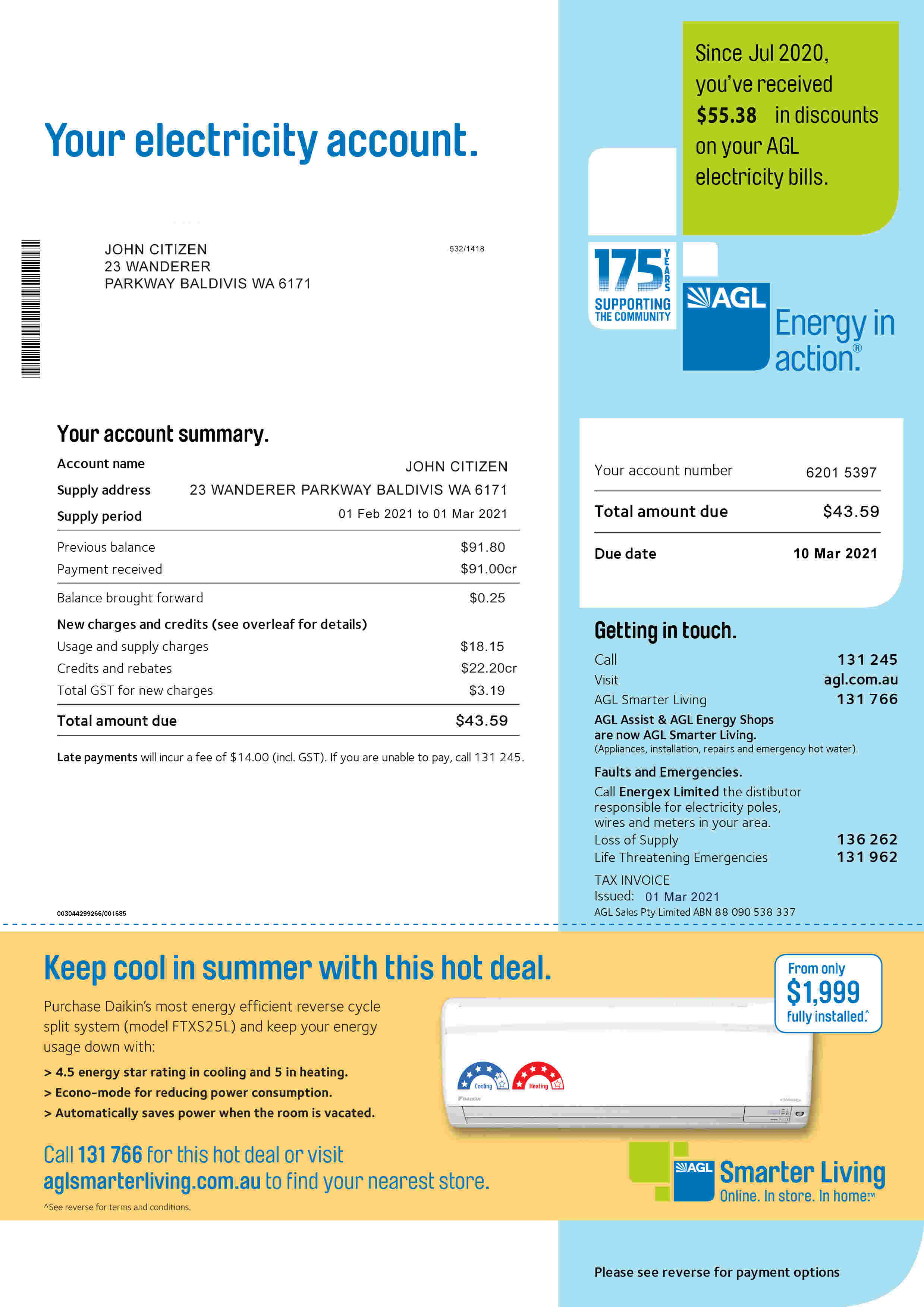 Utility bill templates PSD